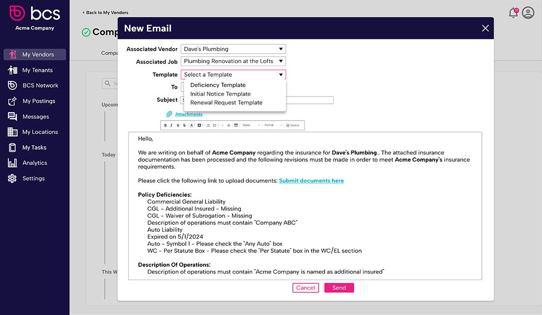 Certificate of Insurance Tracking Software & Compliance Solutions