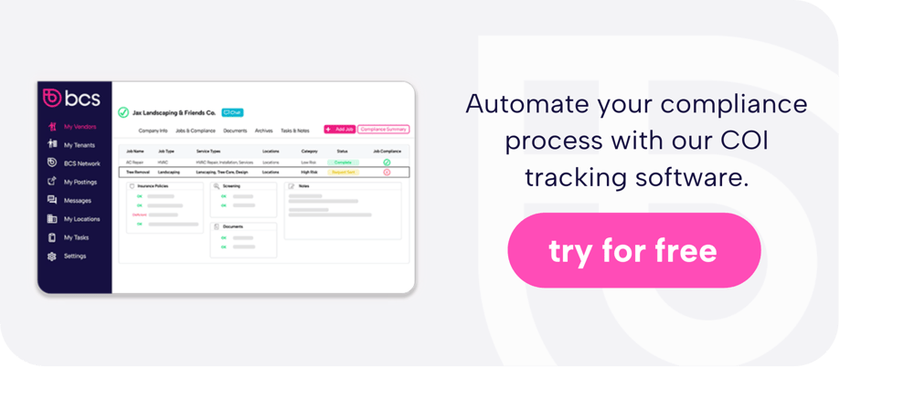 Essential Guide to Certificate of Insurance | BCS Compliance