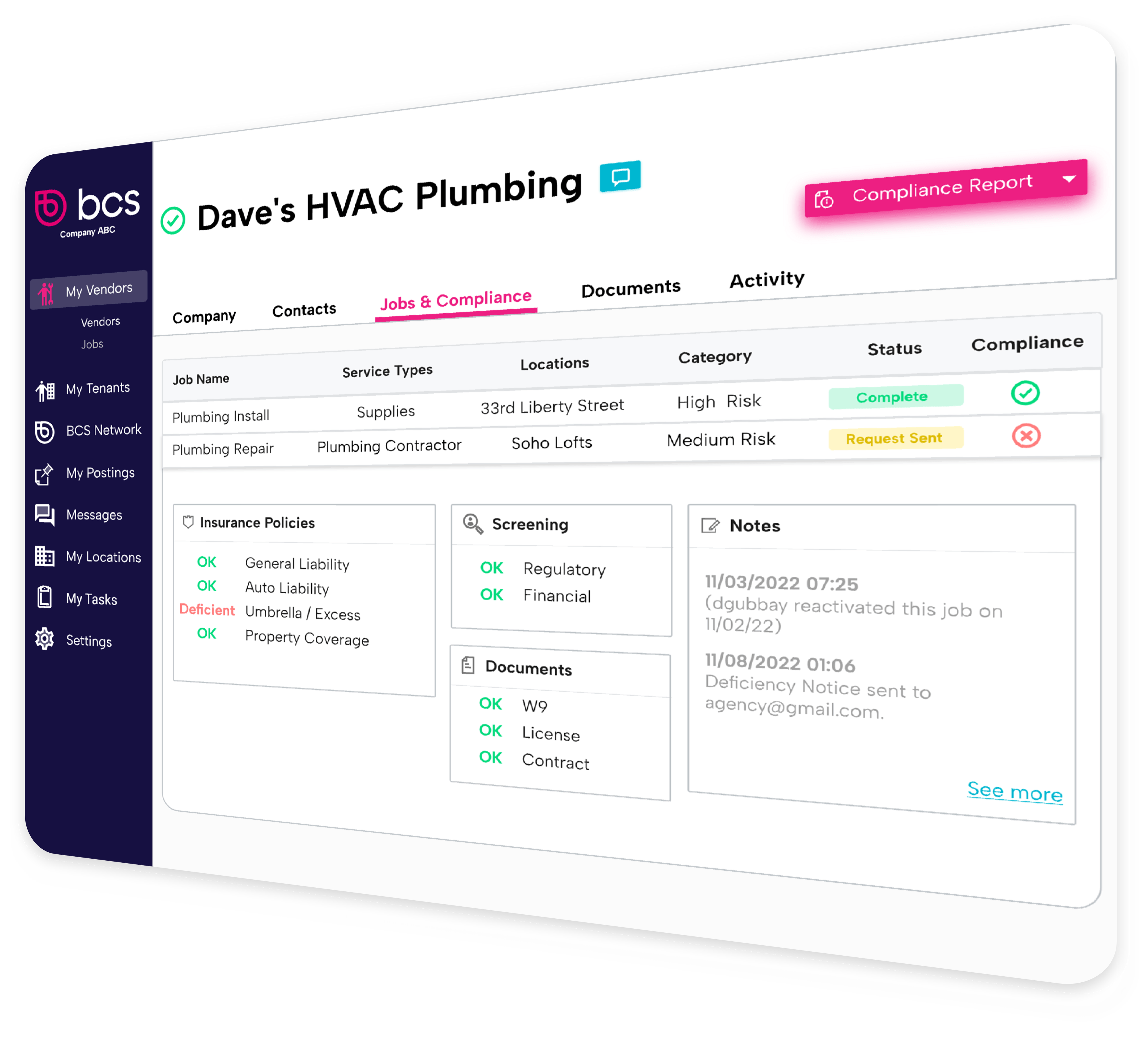 Easy COI Tracking & Compliance Management