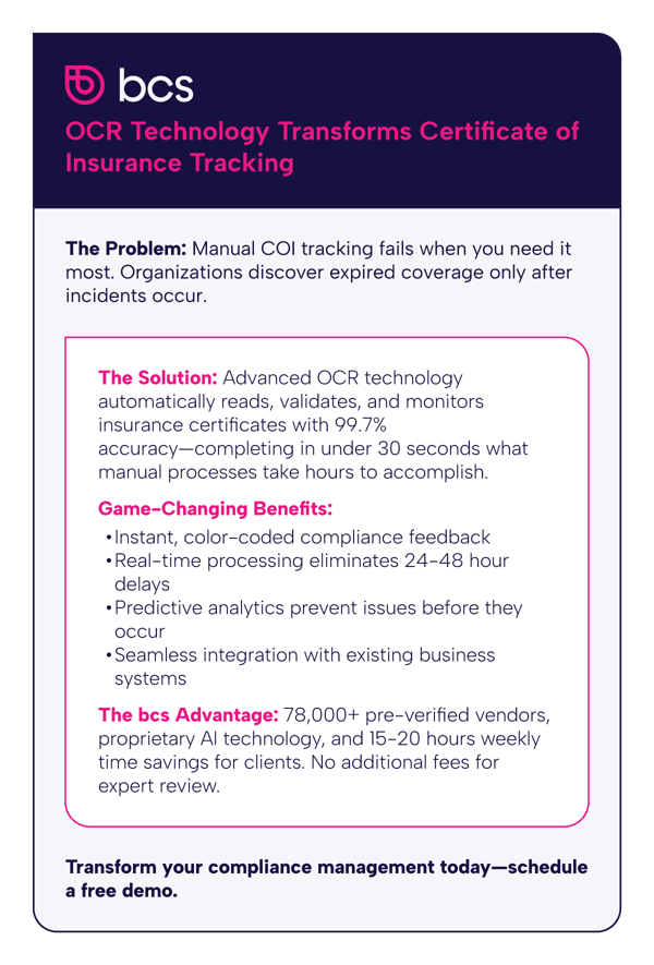 Automated Certificate of Insurance Tracking System: How OCR Technology ...