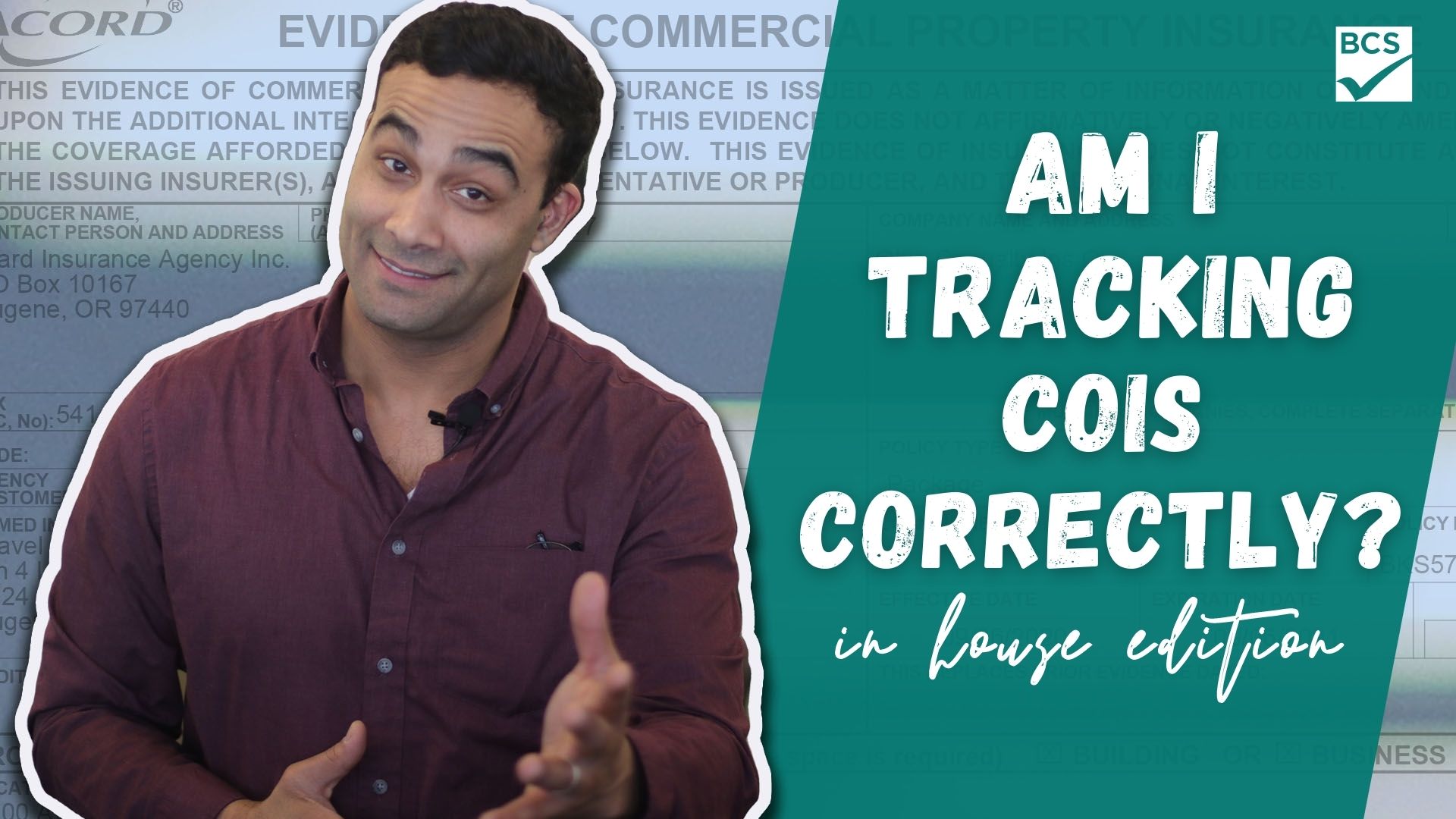 Am I Tracking COIs Correctly? – In-House Edition | Video