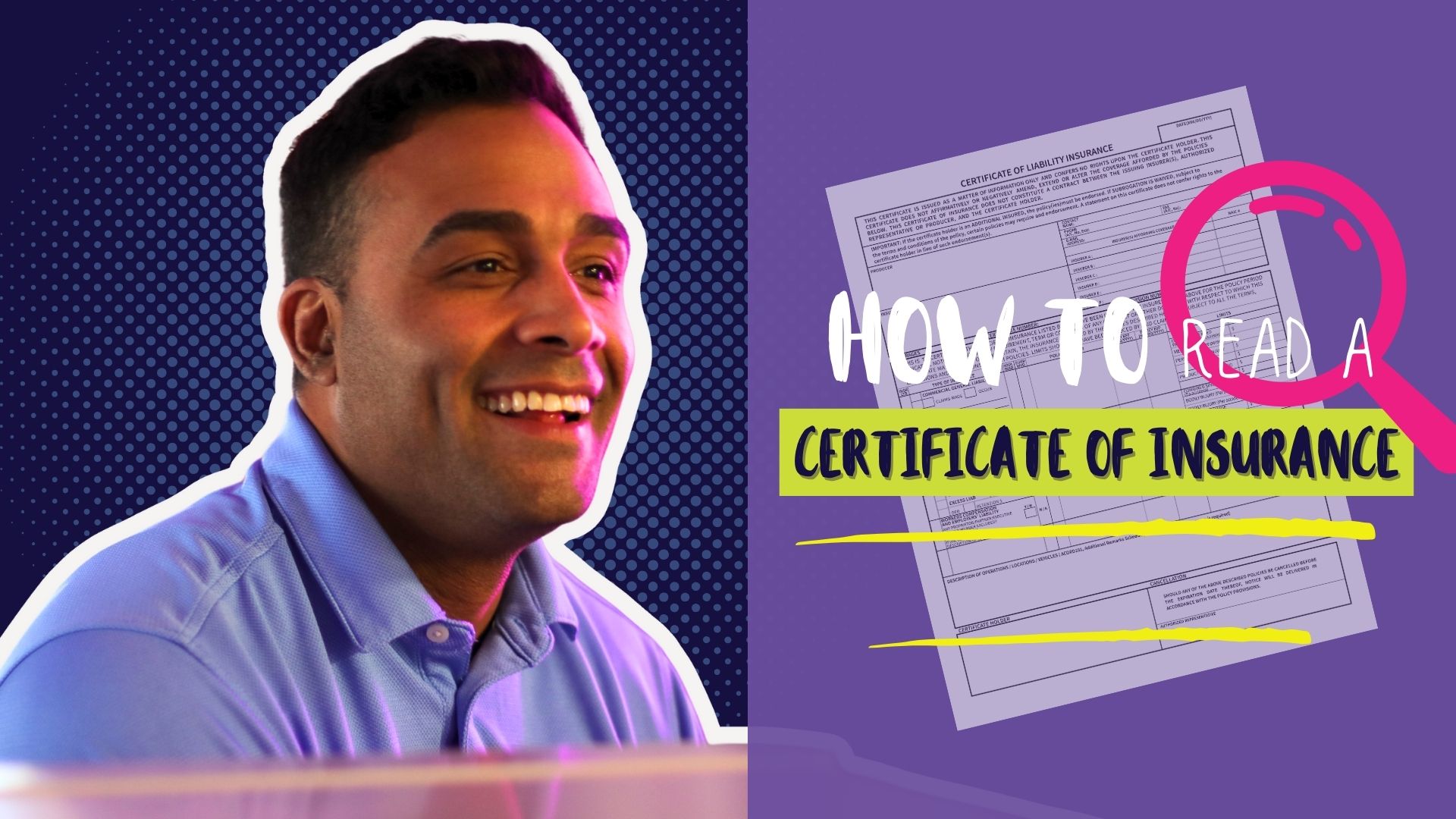 How to Read a COI Video